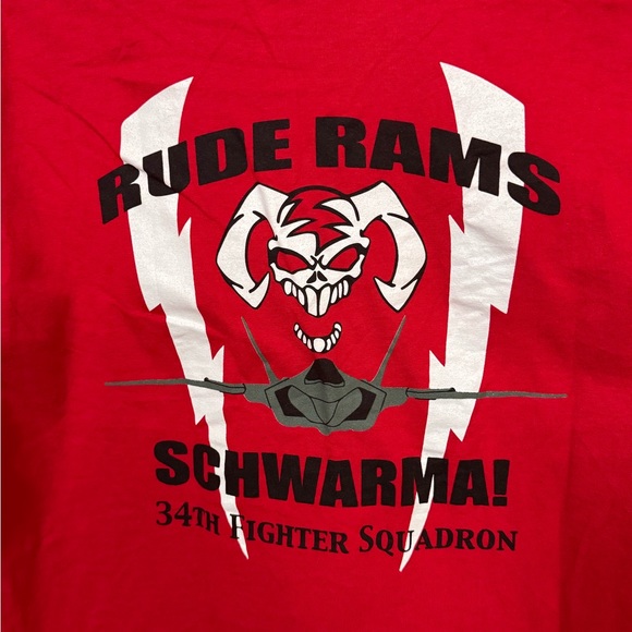 Port and Company | Shirts | Usaf 34th Fighter Squadron Vintage Rude ...